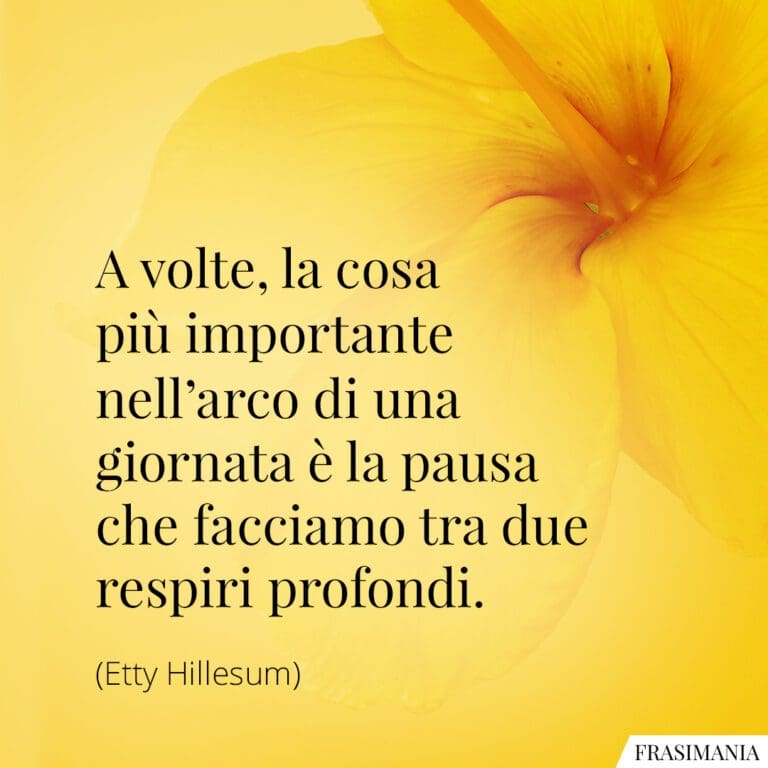 Frasi sul relax e sul riposo (in inglese e italiano)