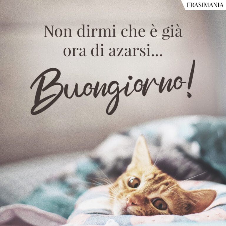 Non dirmi che è già ora di alzarsi… Buongiorno! (File: buongiorno-ora ...