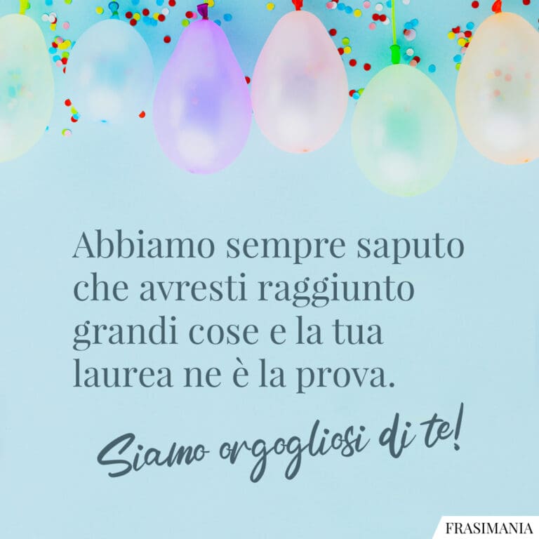 Frasi di auguri per la laurea di un nipote (maschio o femmina)